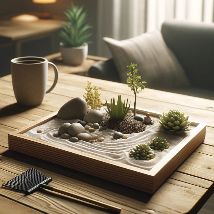 9 Cutest Mini Zen Gardens For Your Desk - Crafty Captain